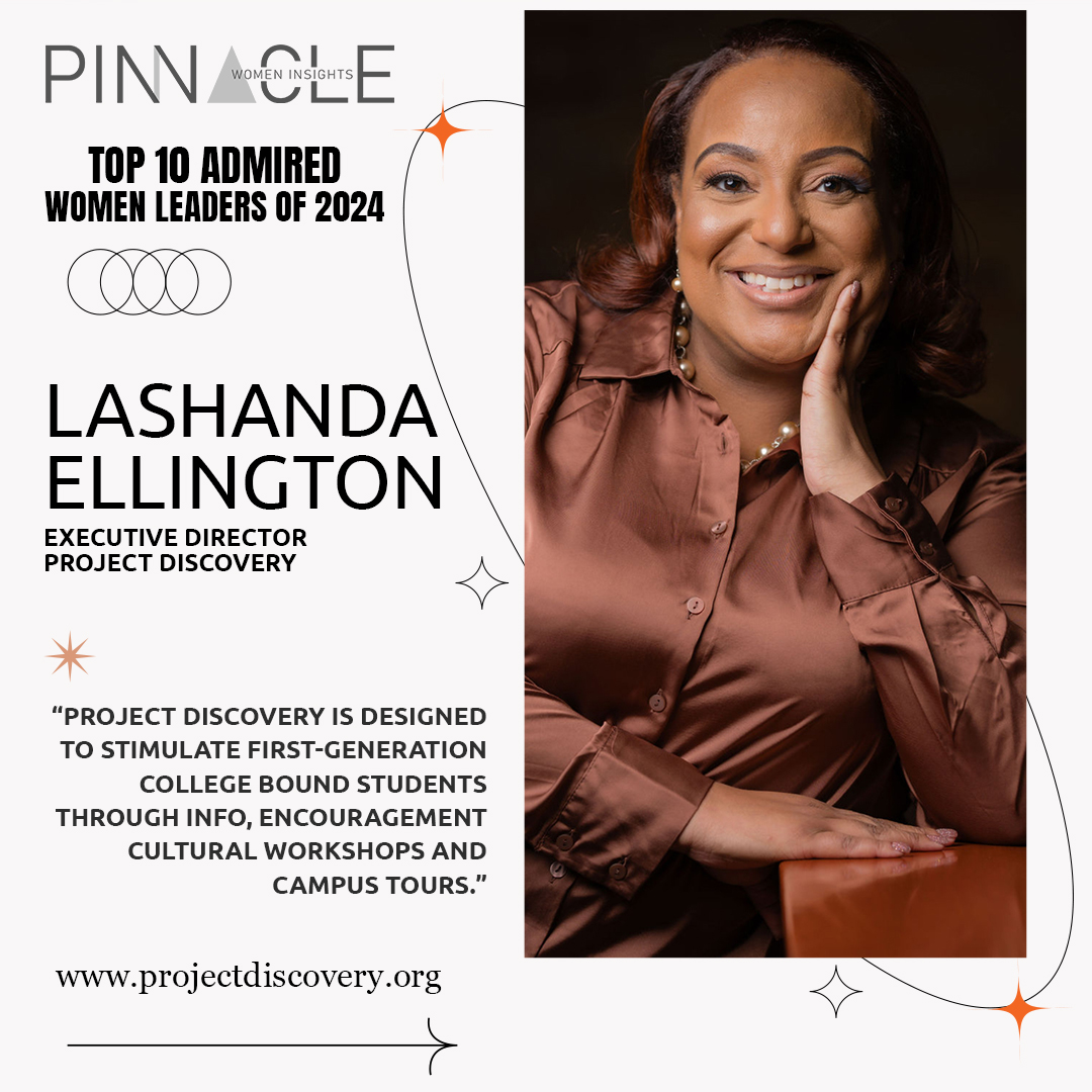 Lashanda Ellington, Executive Director of Project Discovery, Top 10 Admired Women Leaders of ...